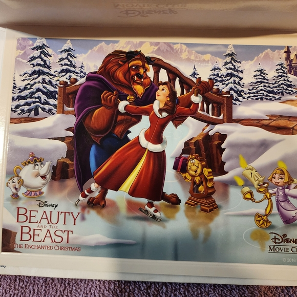 Disney | Wall Decor | Disney Beauty And The Beast Enchanted Christmas ...